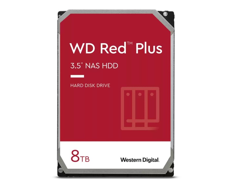 WD 8TB 3.5″ SATA III 128MB WD80EFZZ Red Plus NAS