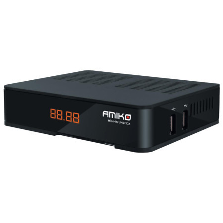 Amiko prijemnik satelitski, DVB-S2X, 4K UHD, USB PVR, ethernet - mini 4K S2X