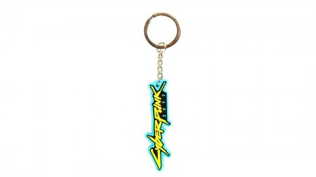 Jinx Cyberpunk 2077 Logo PVC Keychain Multicolor ( 038891 )