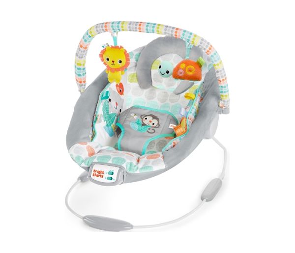 KIDS II Bright Starts ležaljka za bebe Whimsical Wild (11805) sa muzikom i vibracijama, SKU11805