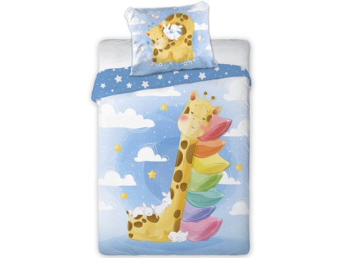 Posteljina za bebe Cuddles Žirafa 100×135+40x60cm – 5907750597116