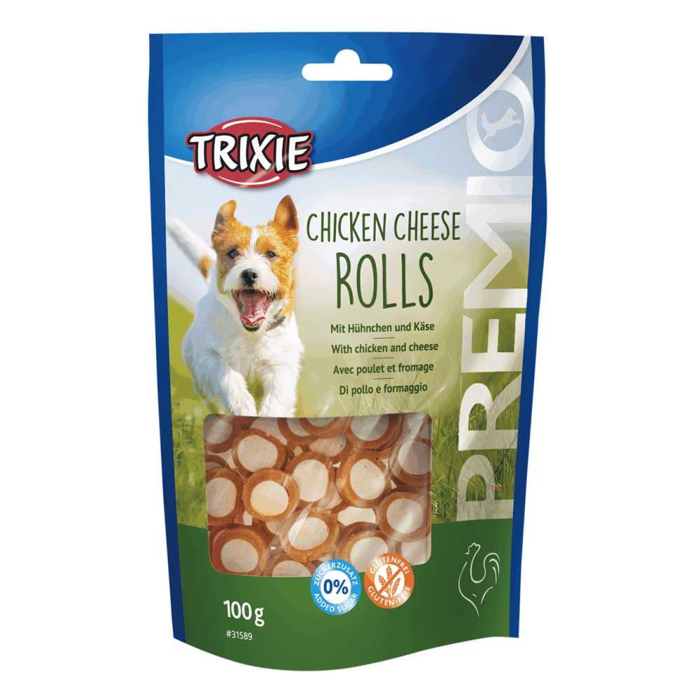 Trixie PREMIO Chicken Cheese Rolls 100g