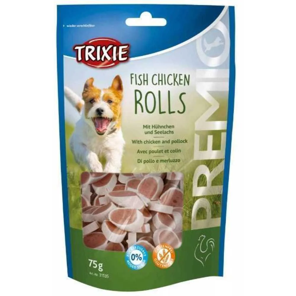 Trixie PREMIO Fish&Chicken Rolls 75g