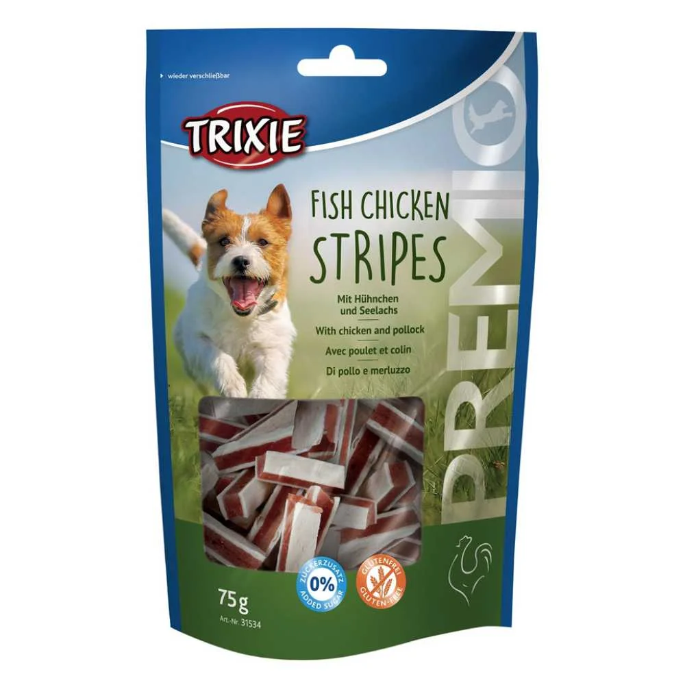 Trixie PREMIO Fish&Chicken Stripes 300g