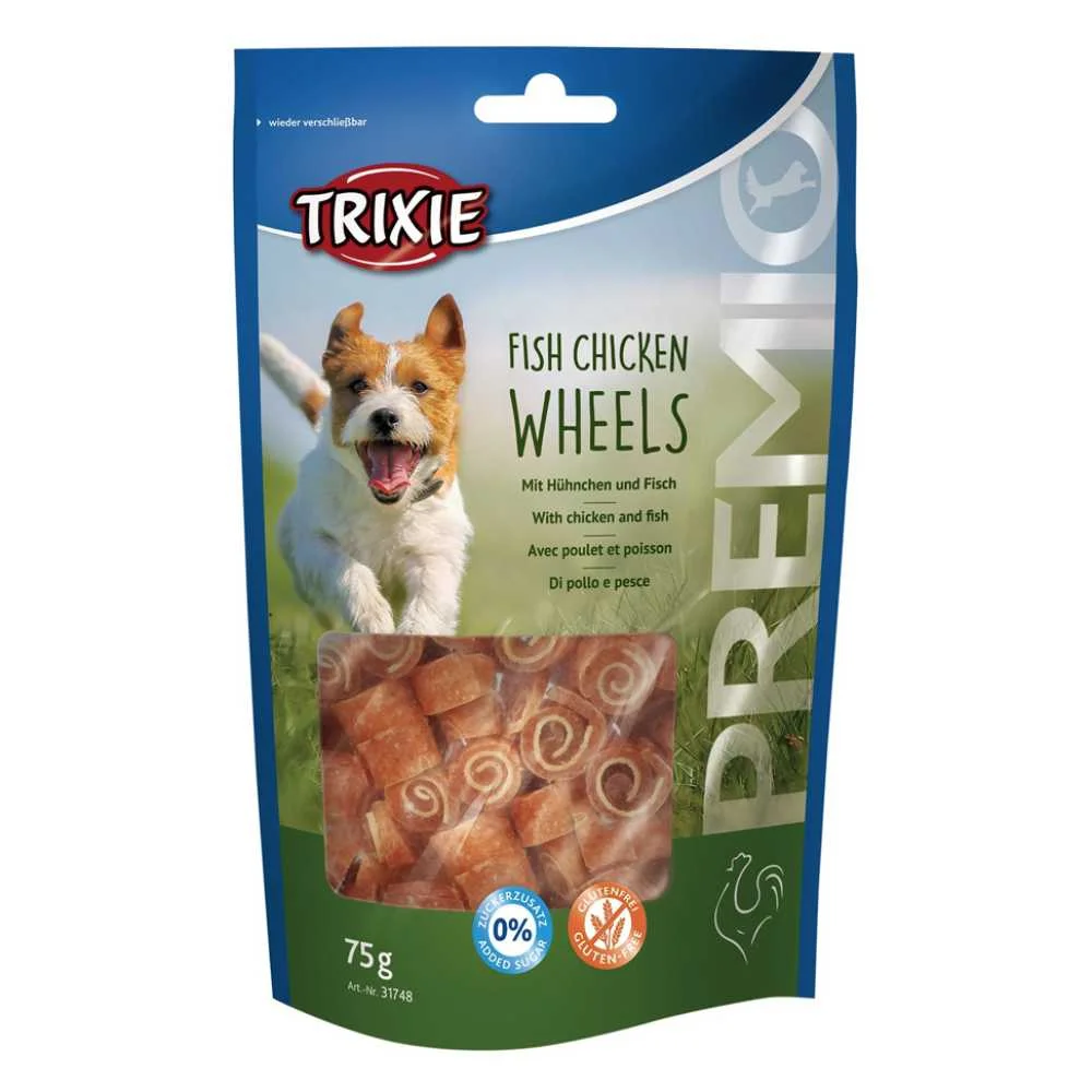 Trixie PREMIO Fish&Chicken Wheels 75g