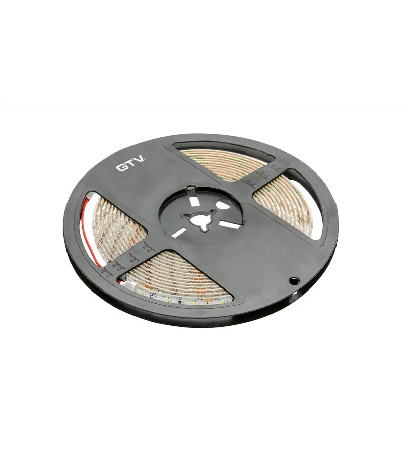 GTV LED traka 2835 60 LEDs/m 6500k 6.0 w/m 700 lm/m 12vdc ip65 8 mm 5 m bela