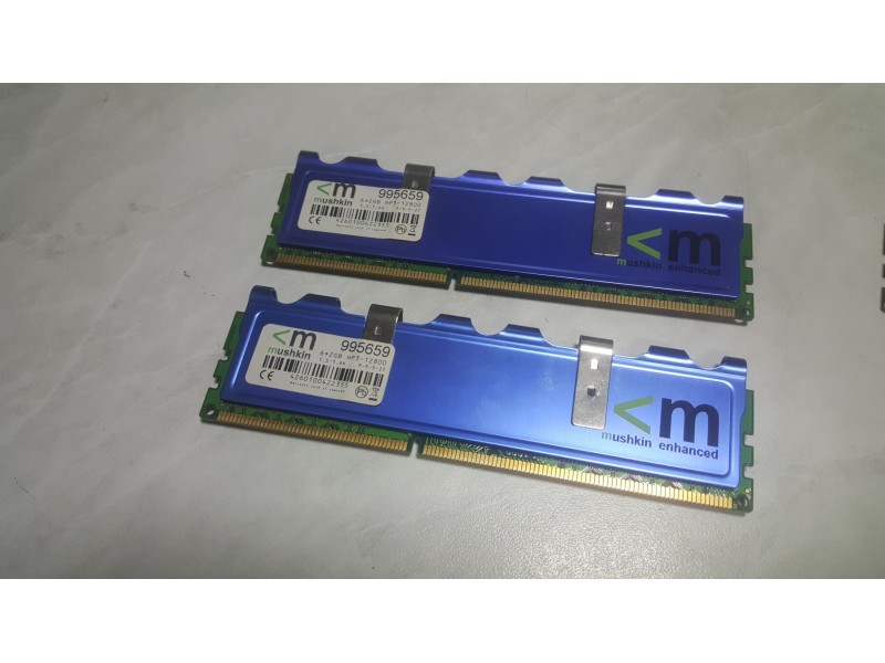 ddr3 Mushkin 2x2gb 1600mhz ispravne