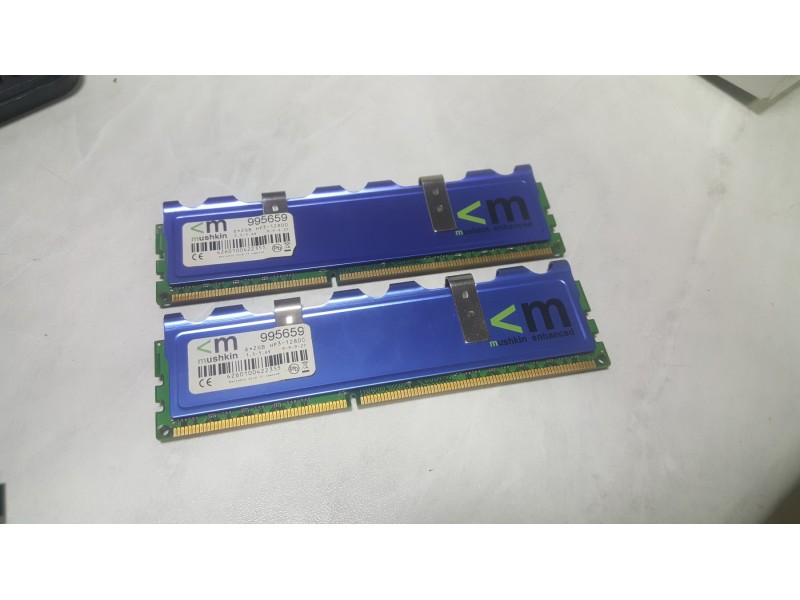 ddr3 Mushkin 2x2gb 1600mhz ispravne