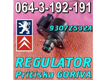 REGULATOR Pritiska GORIVA 1,4hdi-16V Pežo Peugeot Citroen 9307Z532A