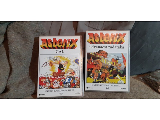 ASTERIX - 2 DVD - 12 ZADATAKA + GAL