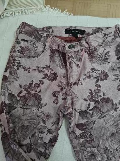 Amisu cvetne farmerke - pantalone