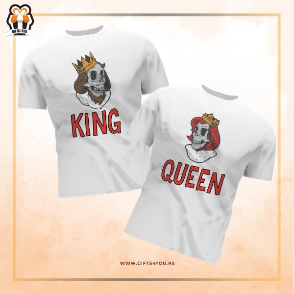 Majica za parove - king-queen kostur