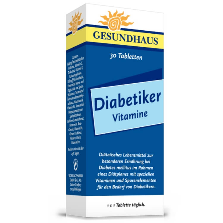 Diabetiker vitamini tbl A30