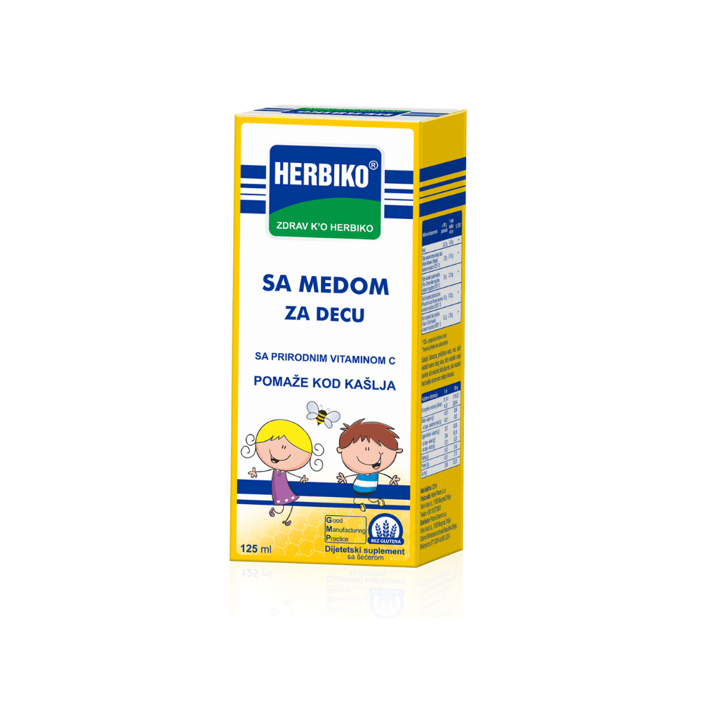 HERBIKO SA MEDOM SIRUP ZA DECU 125ML