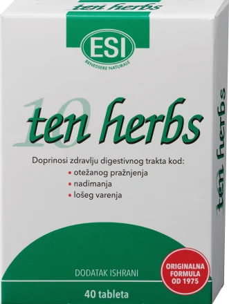 TEN HERBS TABLETE A40