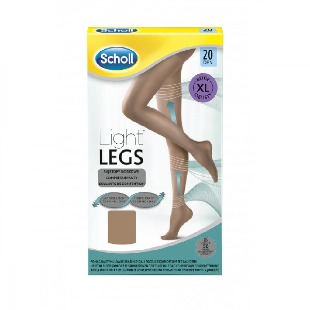 SCHOLL ČARAPE 20DEN BEIGE XL