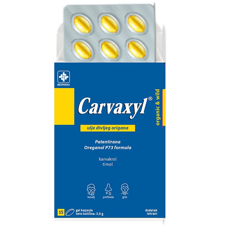 Carvaxyl® ulje divljeg origana u gel kapsulama a15 2+1 GRATIS