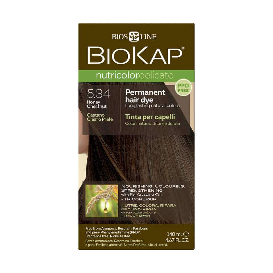 BIOKAP Delicato farba za kosu 5.34 kesten medena