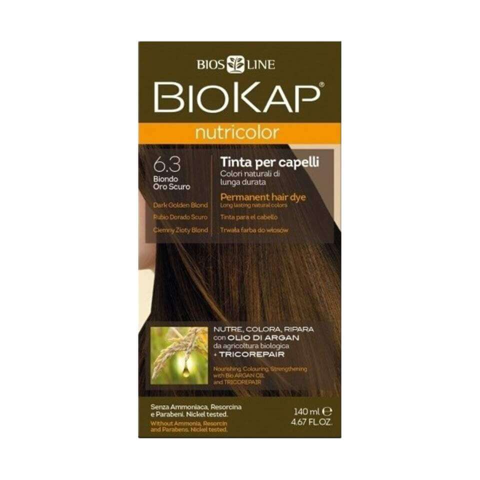BIOKAP Farba za kosu 6.3 Tamna Zlatno Plava