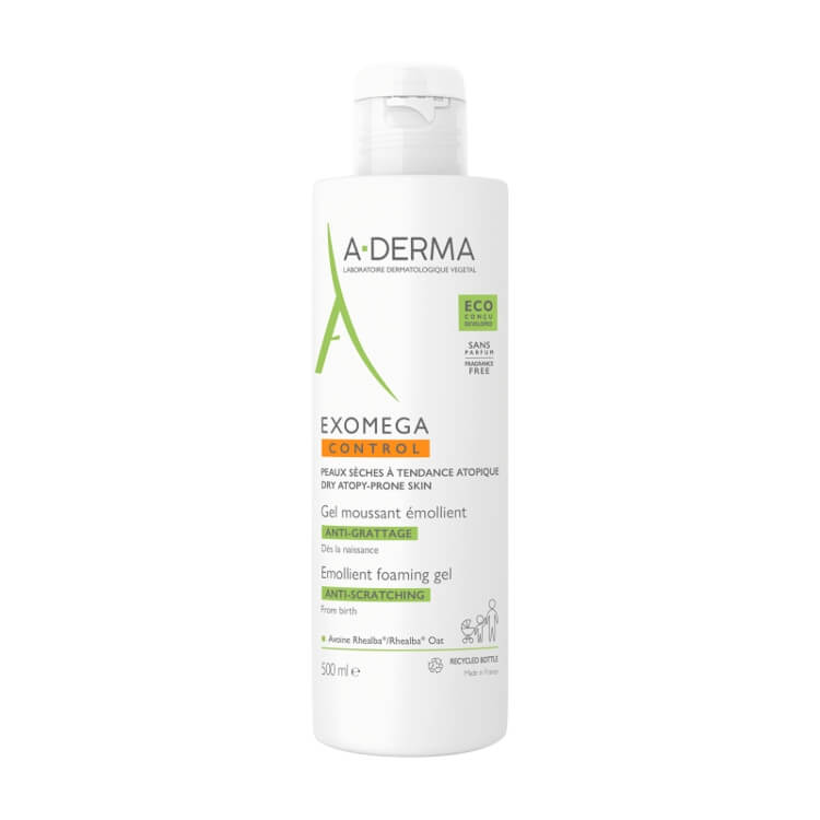 A-derma EXOMEGA CONTROL penušavi gel 500ml