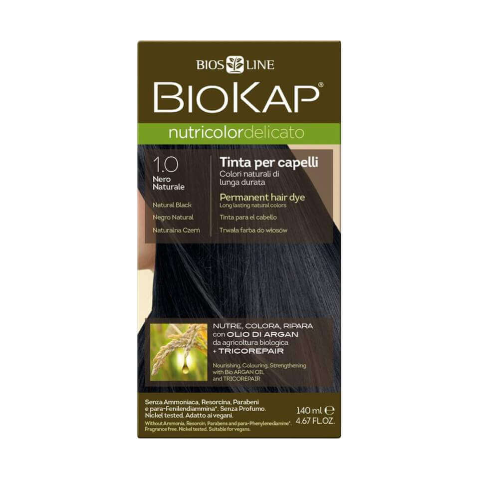 BIOKAP Delicato Farba za kosu 1.0 Prirodno Crna