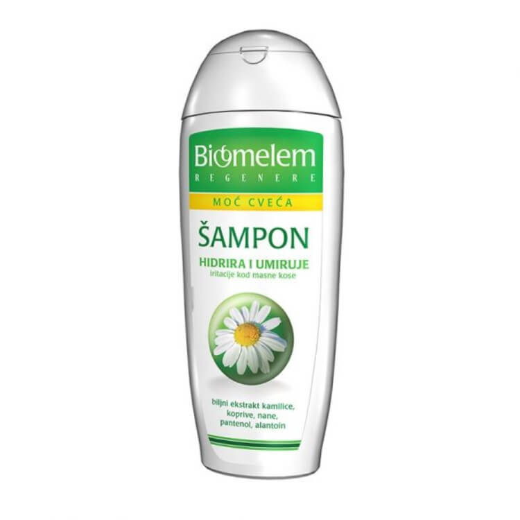 Biomelem šampon – umiruje iritacije kod masne kose 222ml