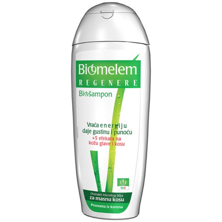 Biomelem šampon sa biljnim ekstraktima za masnu kosu 222ml