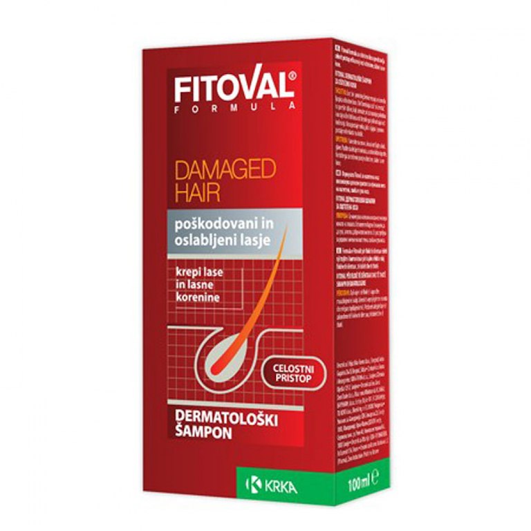 FITOVAL Šampon za oštećenu kosu 100ml