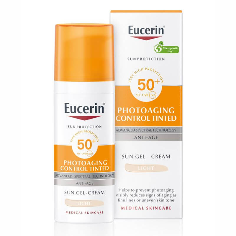 Eucerin Sun tonirana svetla krema spf 50+ 50 ml