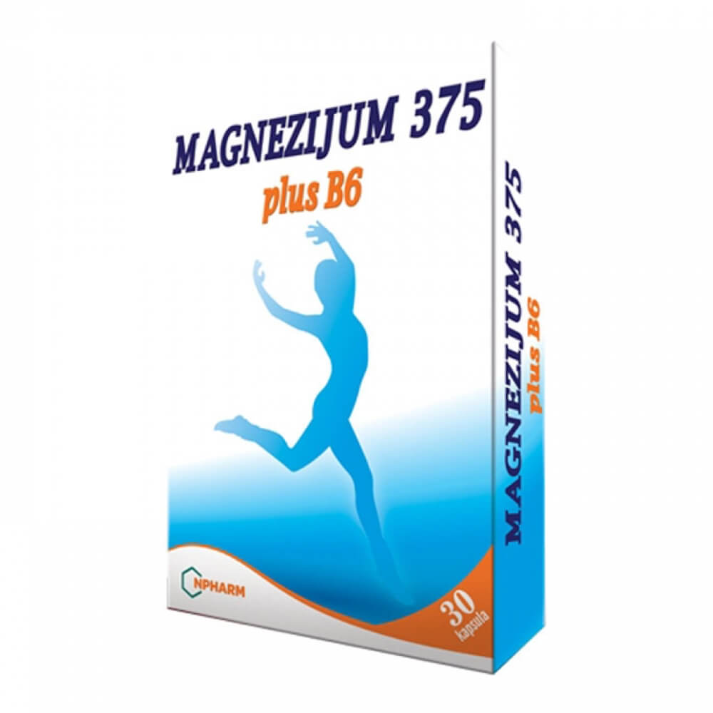 MAGNEZIJUM 375 PLUS B6 KAPSULE A30