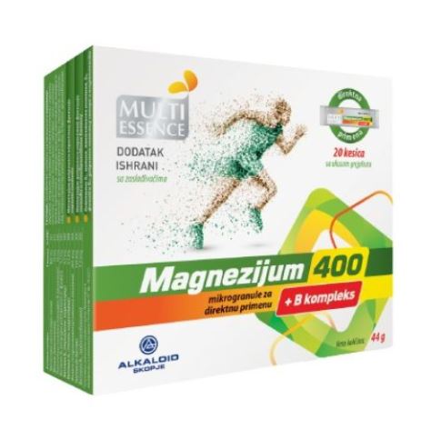 MAGNEZIJUM 400+B COMPLEX MULTI ESSENCE A20