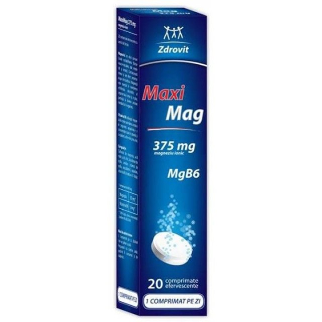 MAXI MAG 375 MG ŠUMEĆE TBL A 20 KOM