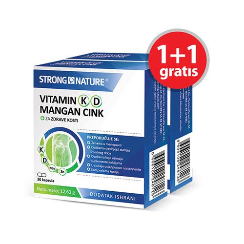 Elephant vitamin K, D mangan, cink 1+1 gratis