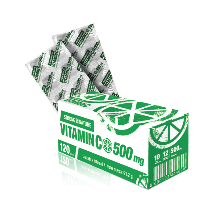 ELEPHANT VITAMIN C TBL 120X500MG