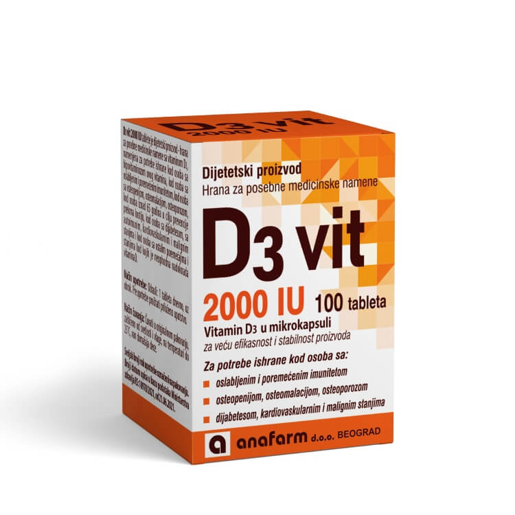 Vitamin D3 2000IU A100
