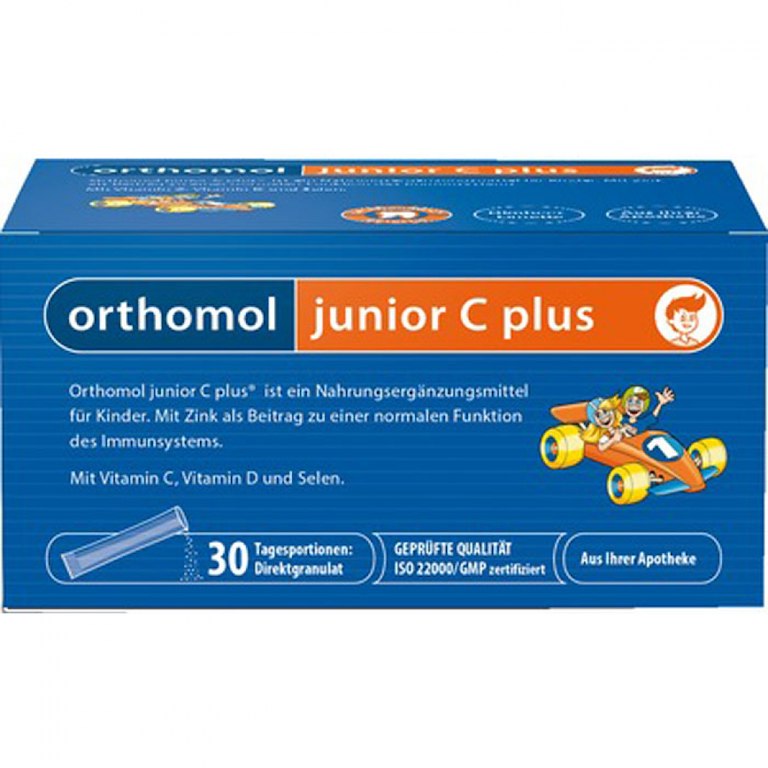 ORTHOMOL JUNIOR C PLUS A30 UKUS MANDARINA/NARANDŽA