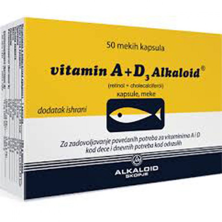 ALKALOID VITAMIN A+D3 CPS A50