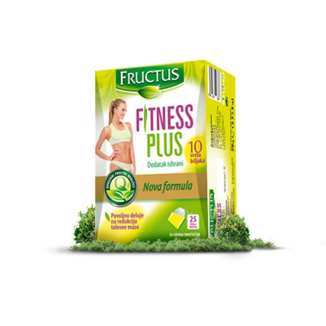 FRUCTUS FILTER ČAJ FITNESS PLUS 25/1