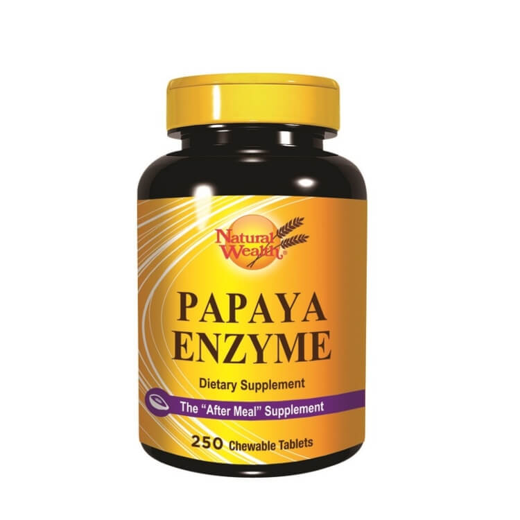 Natural Wealth Papaja enzim 250 tableta