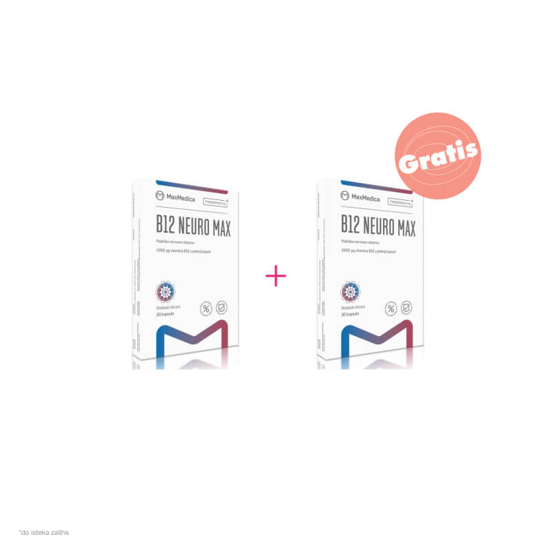 MaxMedica B12 NEURO MAX A30 1+1 gratis*