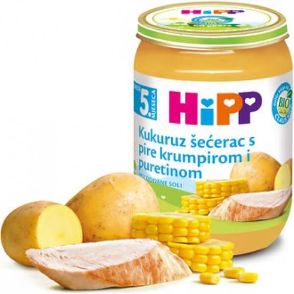 HIPP KAŠICA OBROK ĆURETINA 190G