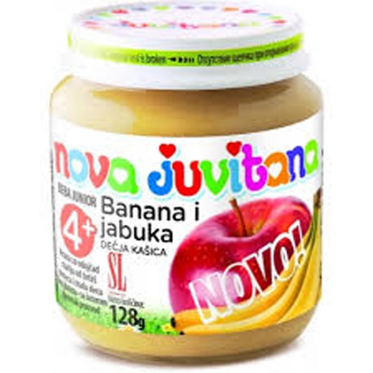 JUVITANA KAŠICA BANANA I JABUKA 128G