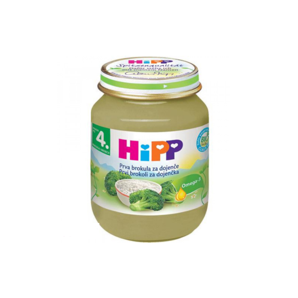 HIPP KAŠICA BROKOLI PIRINAČ 125G