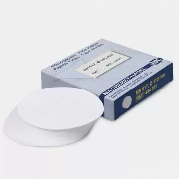 Filter papir okrugli ISOLAB, spora filtracija, Ø 110 mm, 100 kom