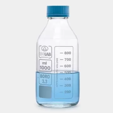 ISOLAB laboratorijska boca GL 45, 100 ml, 10 komada