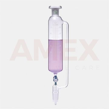 Levak za kapanje ISOLAB cilindričan, šlif slavine 29/32, šlif konusa NS 29/32, 250 ml