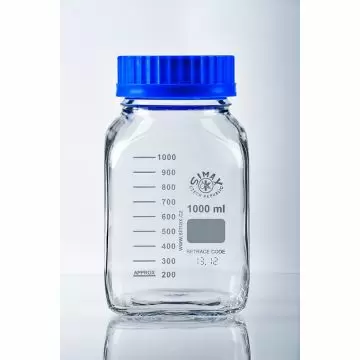 Staklena laboratorijska boca GL 80, providna, 5000 ml, 1 komad, ROTH