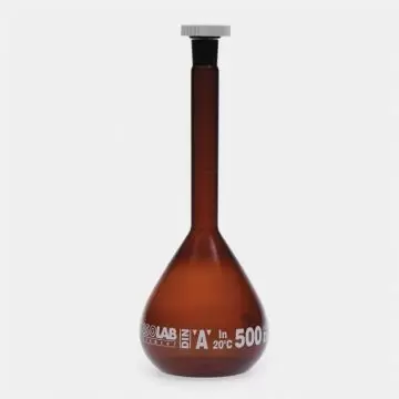 Normalni sud braon ISOLAB, sa zaštitnim slojem, NS 29/32, 2000 ml, klasa A, 2 kom