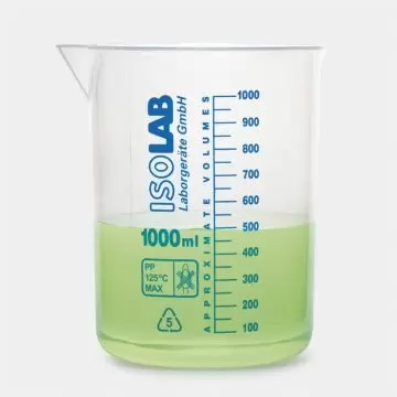 Laboratorijske polipropilenske čaše Isolab, 100 ml