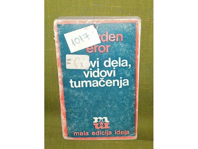 VIDOVI DELA, VIDOVI TUMAČENJA - GVOZDEN EROR